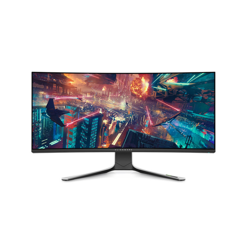 Refurbished Alienware AW3821DW Curved Monitor, 38" WQHD+, HDMI/DP, Adj ...