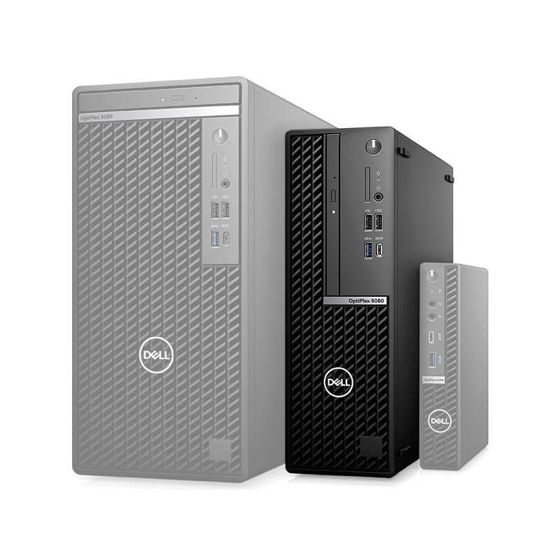 Refurbished Dell OptiPlex 5080 SFF, Pentium Gold G6400, 8GB RAM, 256GB ...