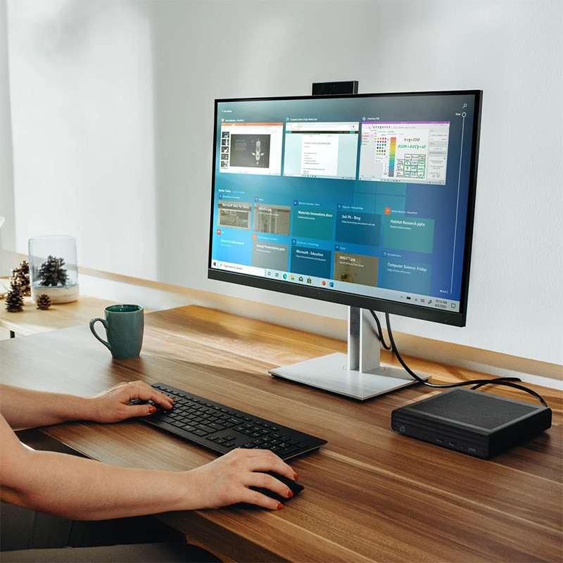 Refurbished HP EliteDesk 800 G6 Desktop Mini PC, i7-10700T, 16GB RAM ...