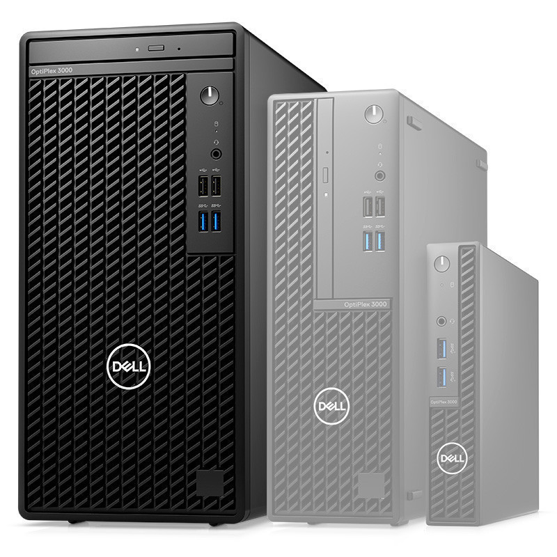 Refurbished Dell OptiPlex 3000 Tower Desktop, i3-12100, 8GB RAM, 256GB ...